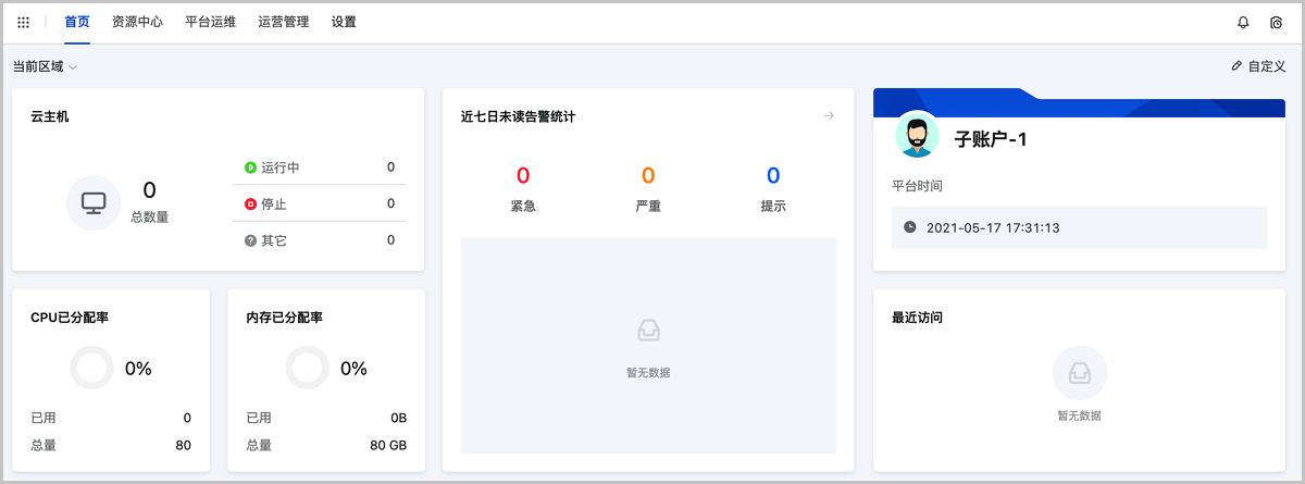 子账户管理方法