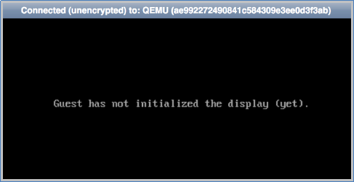 打开云主机控制台出现guest Has Not Initialized The Display Yet报错的解决方法 Zstack