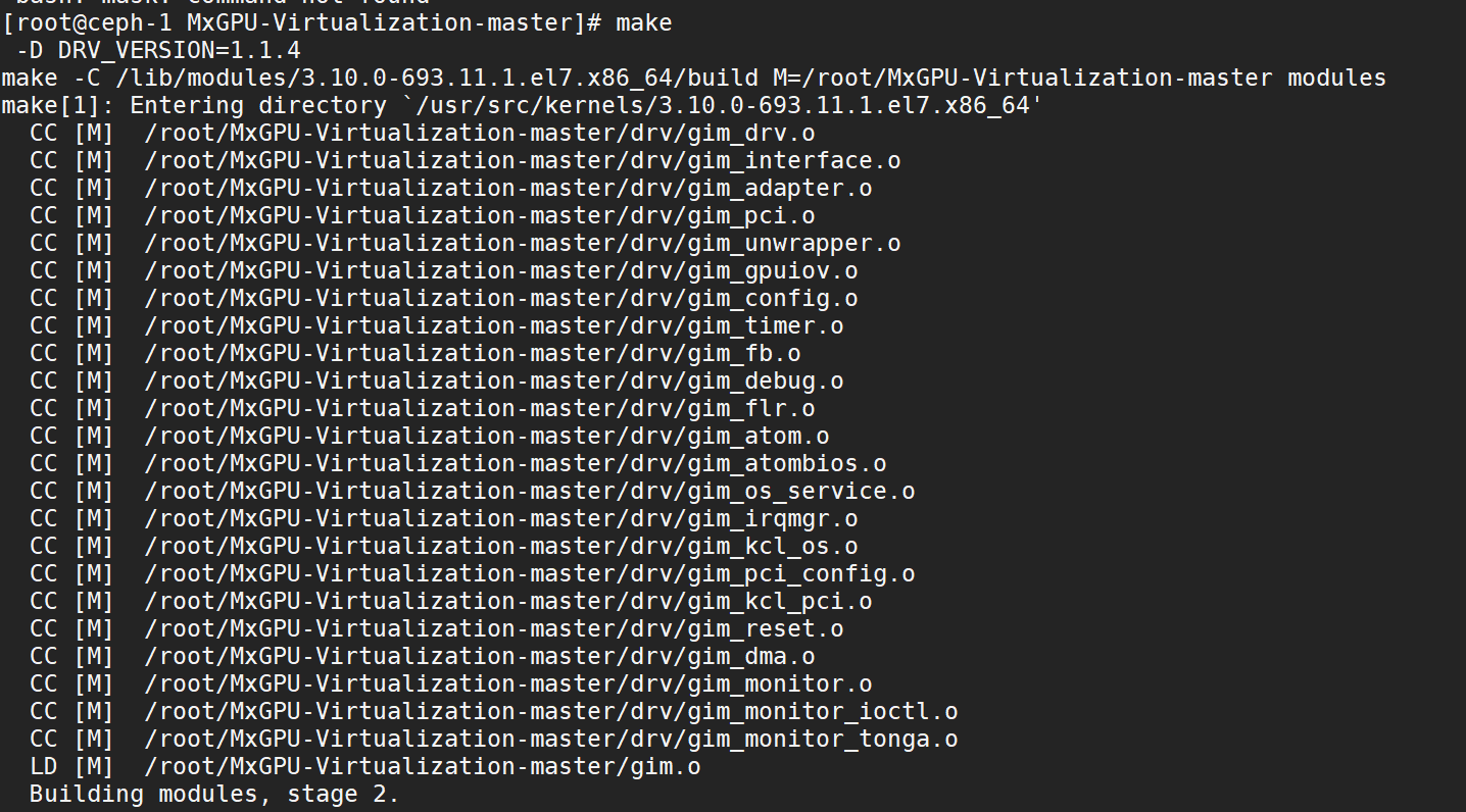 AMD GPU Virtualized Cutting Error Resolution - ZStack