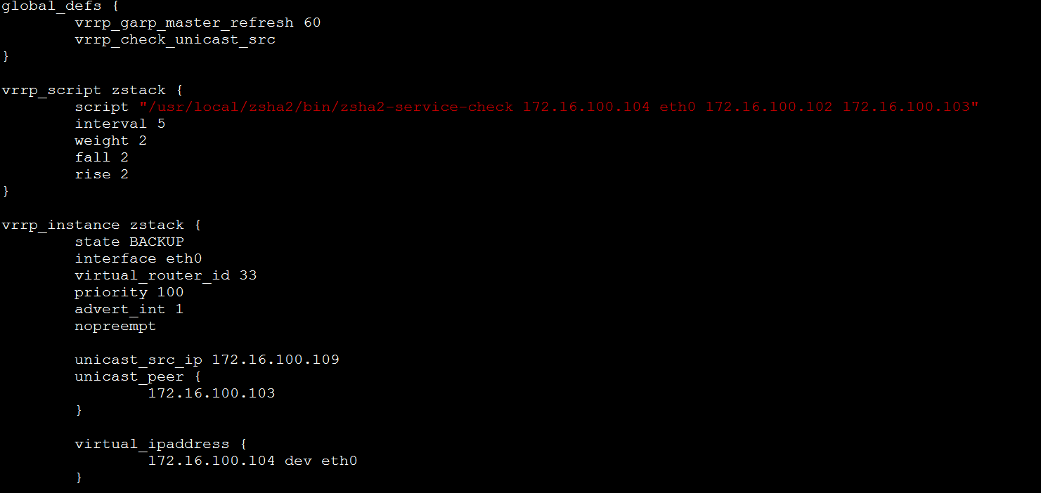 How do I bind Elastic IP to Keepalived virtual IP in a cloud host on a cloud platform? - ZStack
