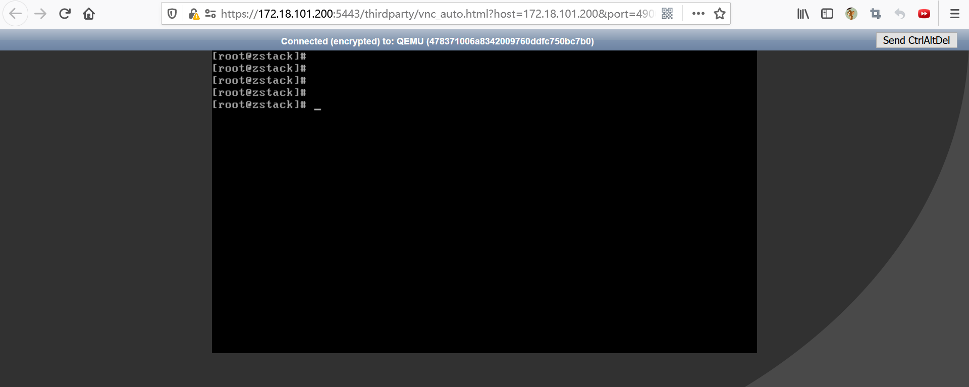 Unable to open console after setting HTTPS login UI How to resolve - ZStack