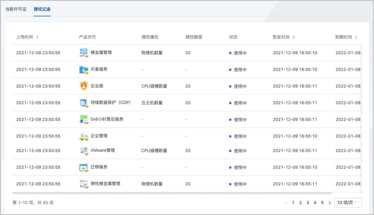 许可证管理 - ZStack运维手册 - 产品手册 - ZStack Cloud 4.3.12 - ZStack
