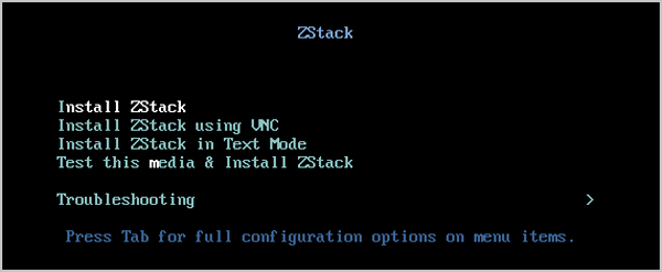 安装部署 - ZStack用户手册 - 产品手册 - ZStack Cloud 4.7.0 - ZStack